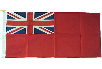 Small Red Ensign Sewn - British Flags - Red Ensign (Knitted polyester ...