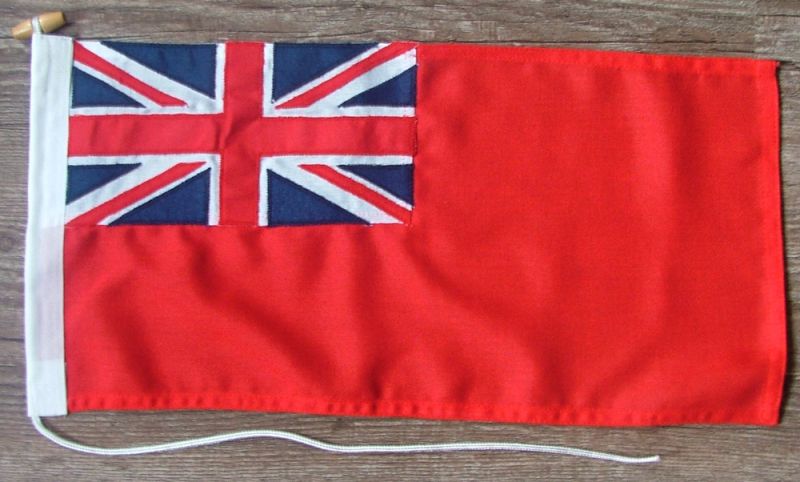 Buy Sewn Red Ensign - British Flags - Red Ensign (Woven MoD flag fabric ...