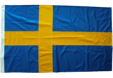European Flags - Sweden - Sweden National Flag and Ensign - 63x24in ...