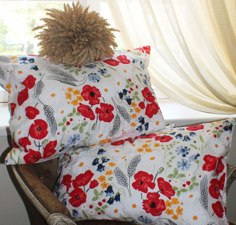 Linen Cloth Bedding Duvet - Luxury Eco Bedding - Poppy Meadow Bedding ...